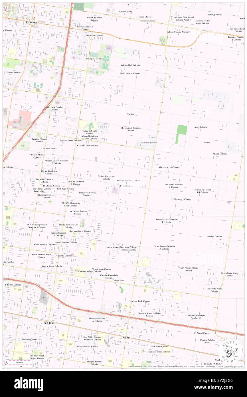 Cole Colonia, Hidalgo County, US, United States, Texas, N 26 14' 25 ...