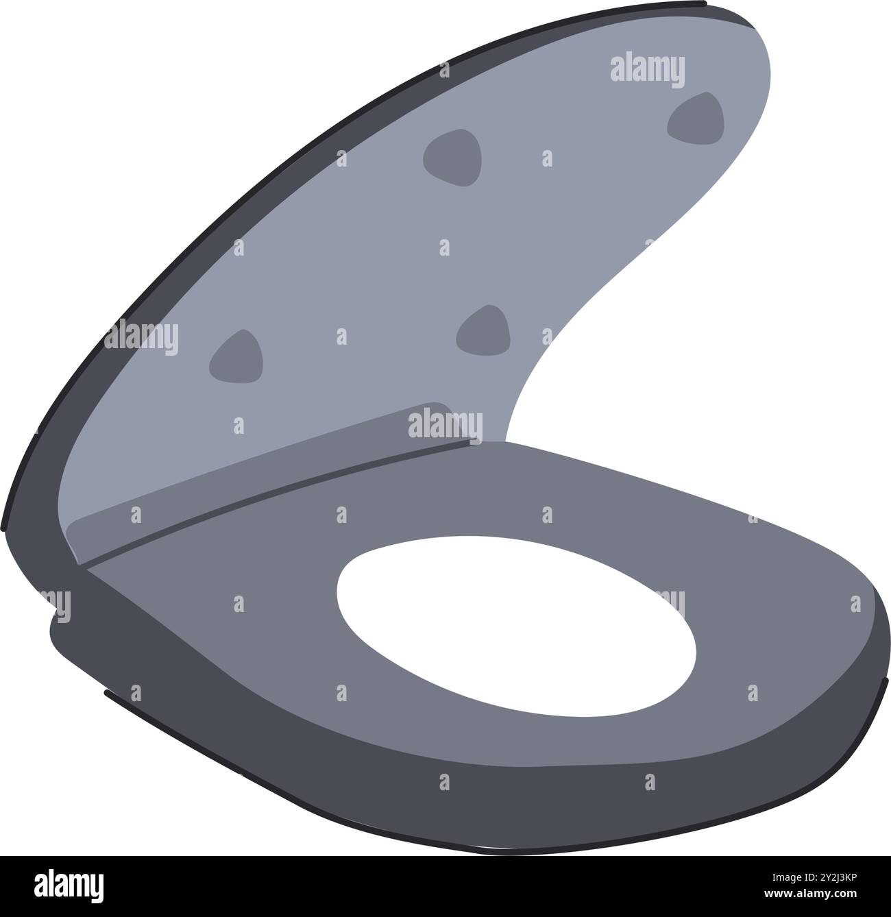 lid toilet seat cartoon vector illustration Stock Vector Image & Art ...