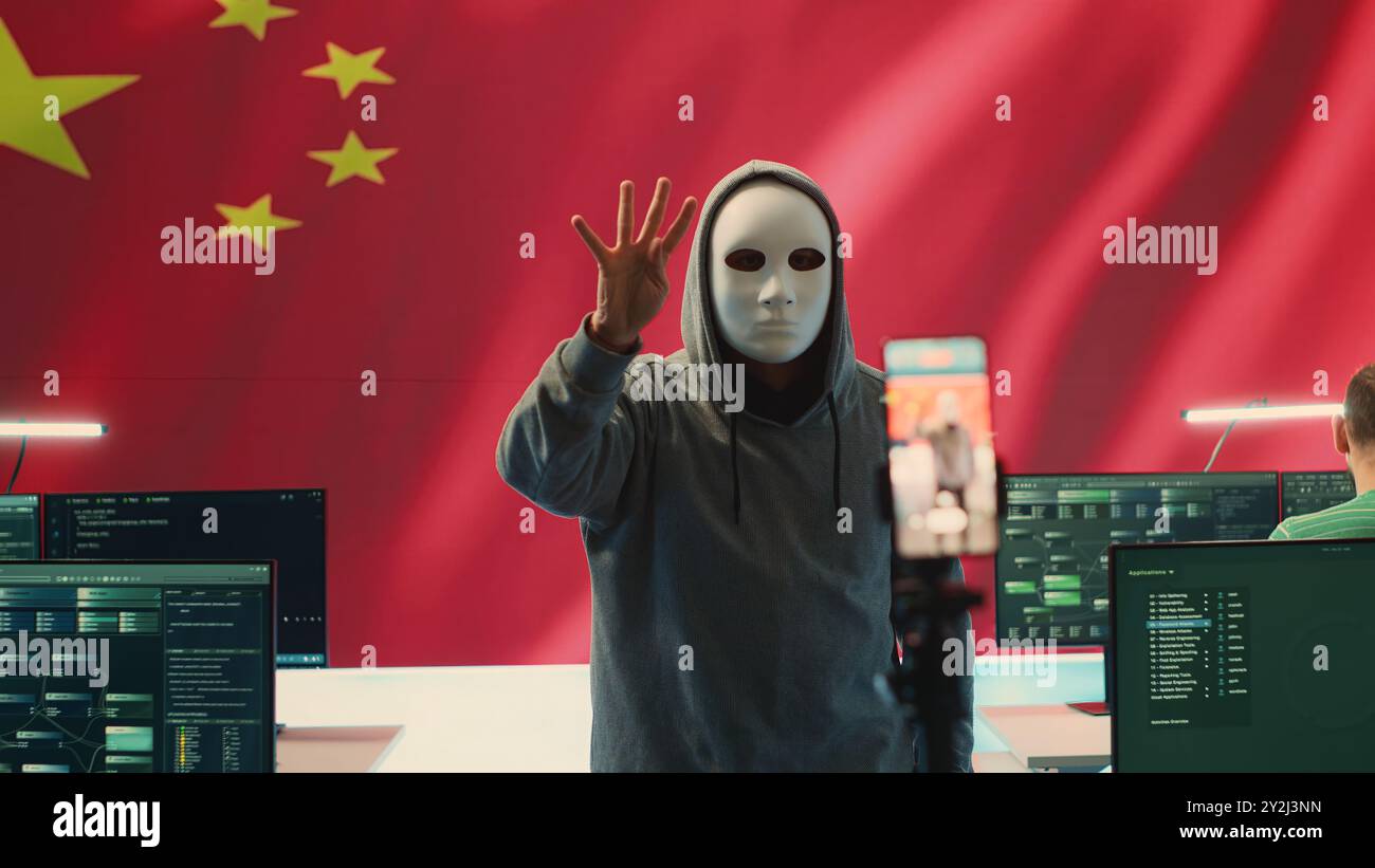Chinese anonymous criminal recording himself asking for ransom, hacking ...