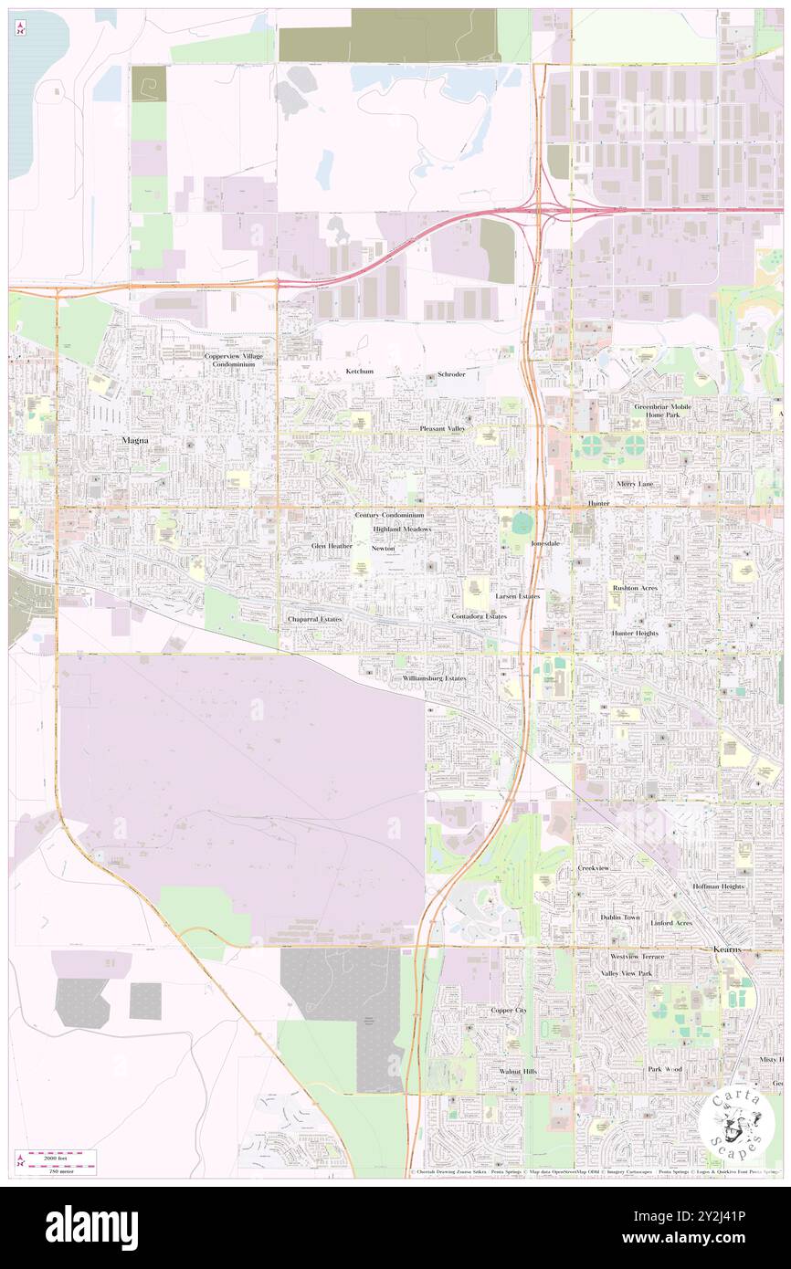Copper Hills Heights, Salt Lake County, US, United States, Utah, N 40 ...