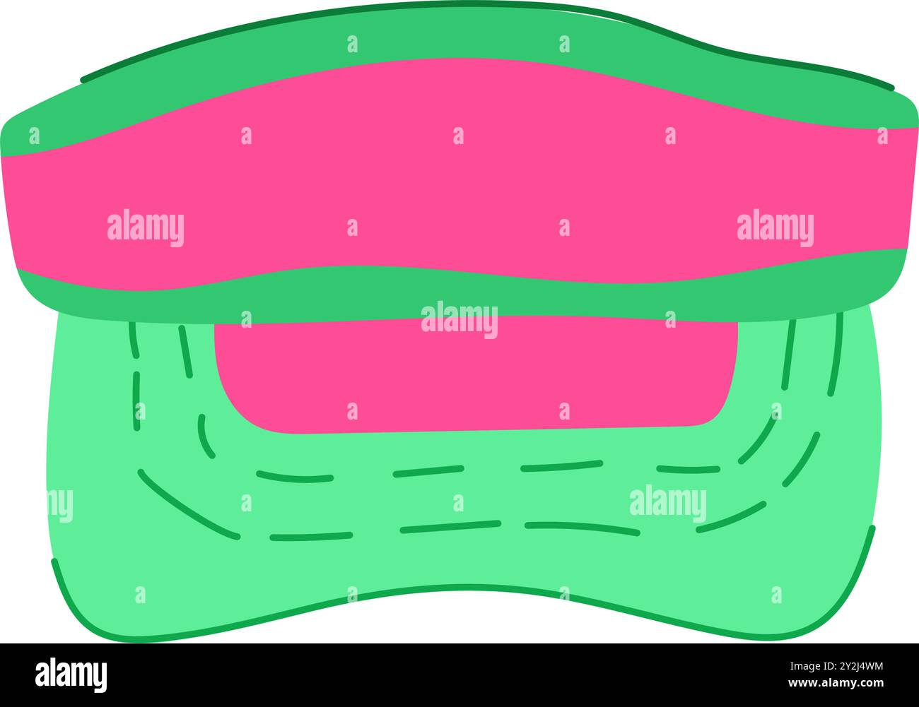 headwear visor cap cartoon vector illustration Stock Vector Image & Art ...