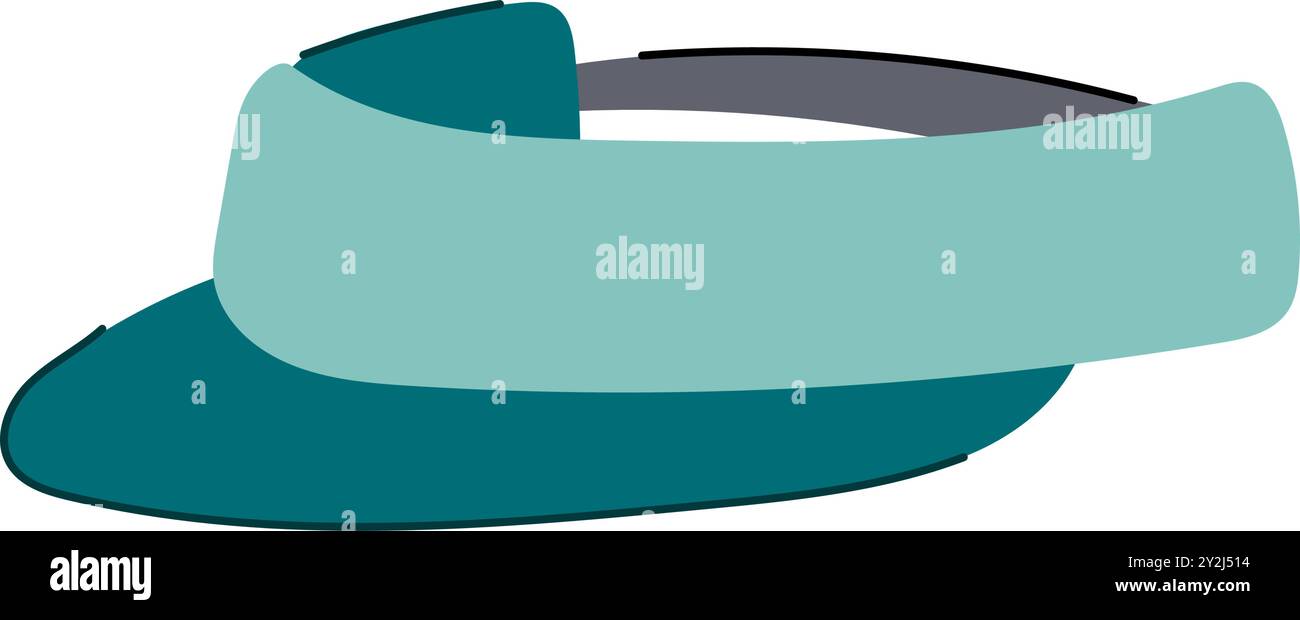 brim visor cap cartoon vector illustration Stock Vector Image & Art - Alamy