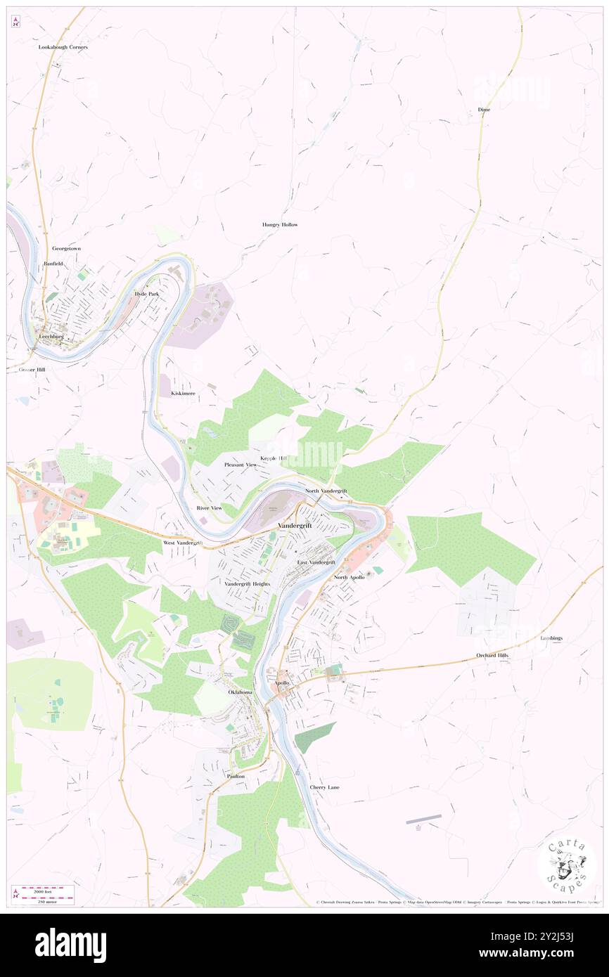 North Vandergrift-Pleasant View, Armstrong County, US, United States ...