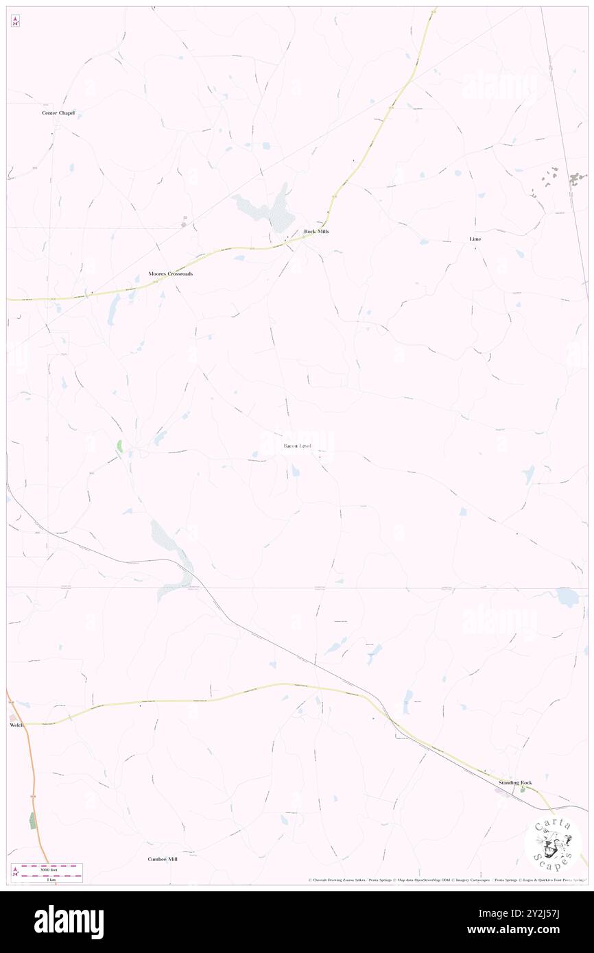 Bacon Level, Randolph County, US, United States, Alabama, N 33 7' 43 ...