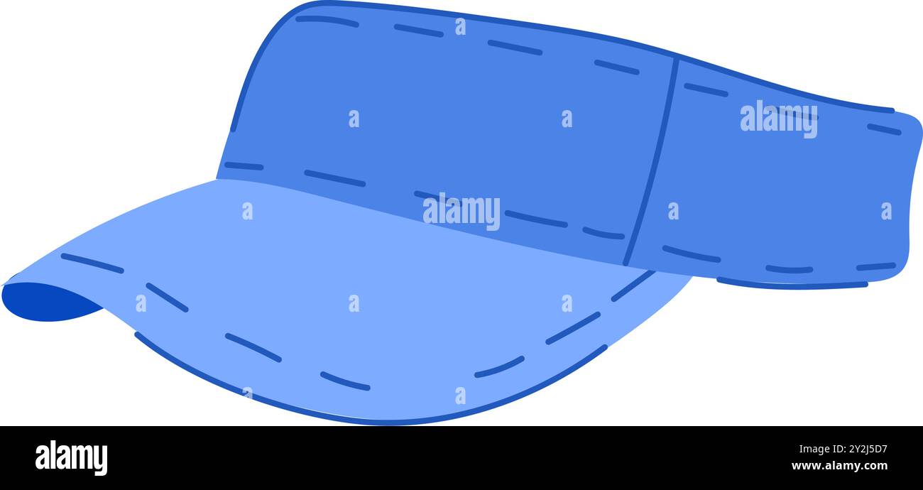 golf visor cap cartoon vector illustration Stock Vector Image & Art - Alamy