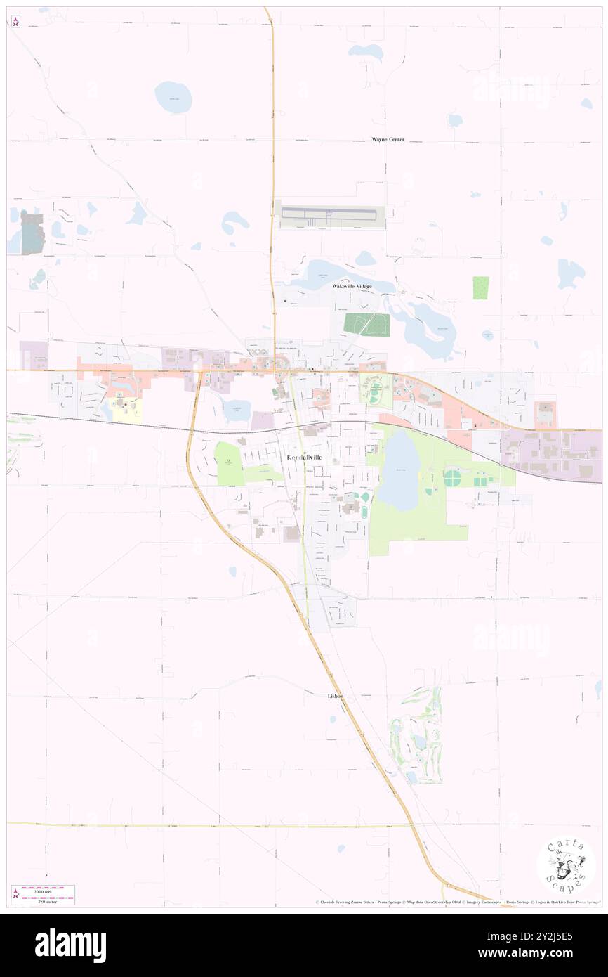 Kendallville indiana map Cut Out Stock Images & Pictures - Alamy