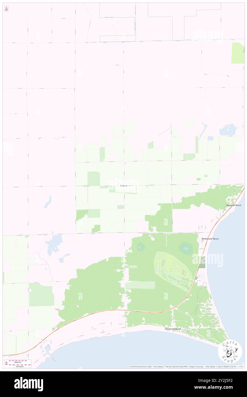 Delano, Arenac County, US, United States, Michigan, N 44 5' 59'', S 83 ...