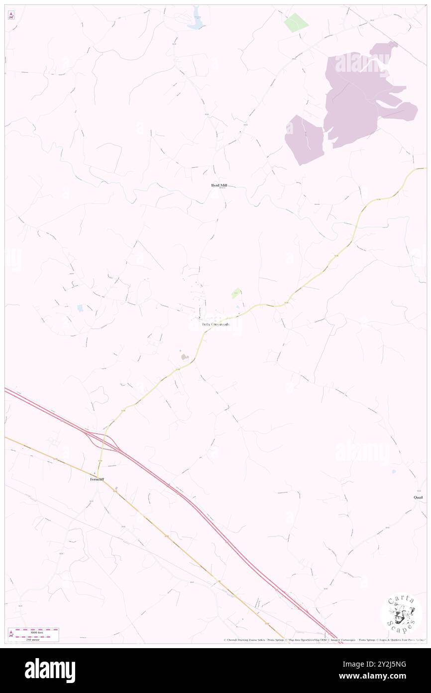 Bells Crossroads, Louisa County, US, United States, Virginia, N 37 57 ...