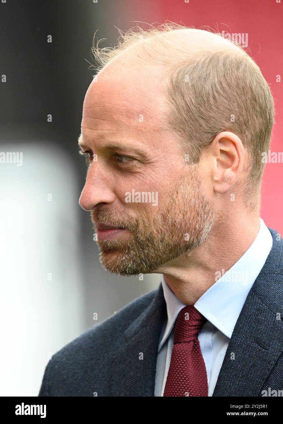 Llanelli, Wales UK 10th Sep 2024 HRH Prince William, Prince of Wales ...