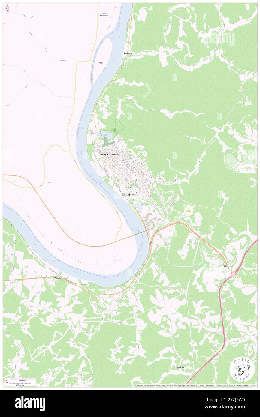 Ravenswood, Jackson County, US, United States, West Virginia, N 38 56 ...