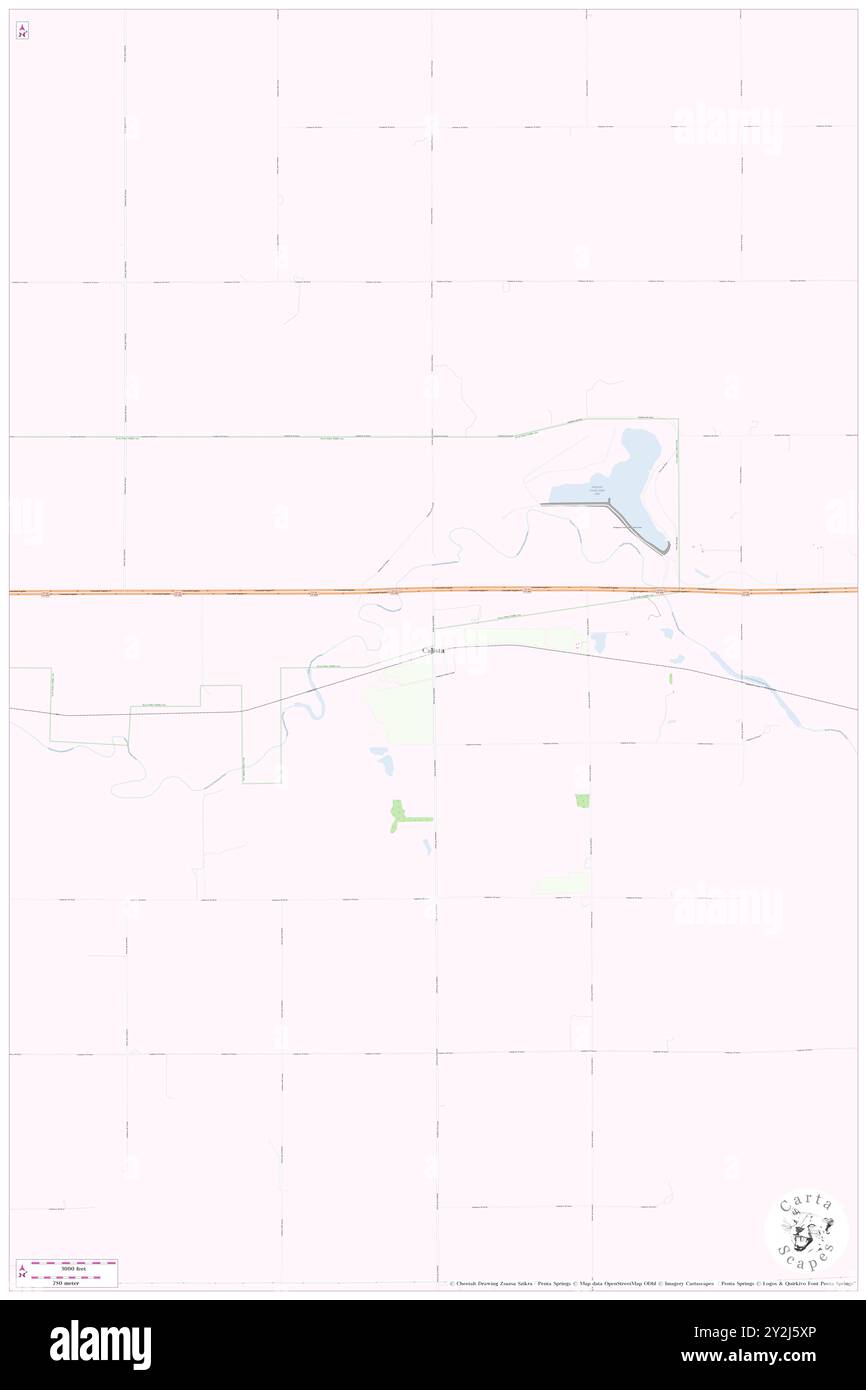 Calista, Kingman County, US, United States, Kansas, N 37 38' 23'', S 98 ...