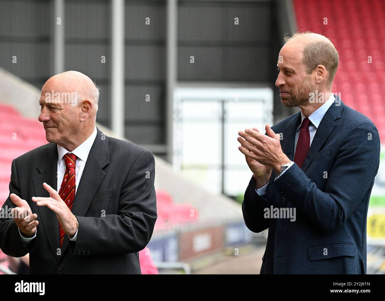 Llanelli, Wales UK 10th Sep 2024 HRH Prince William, Prince of Wales ...
