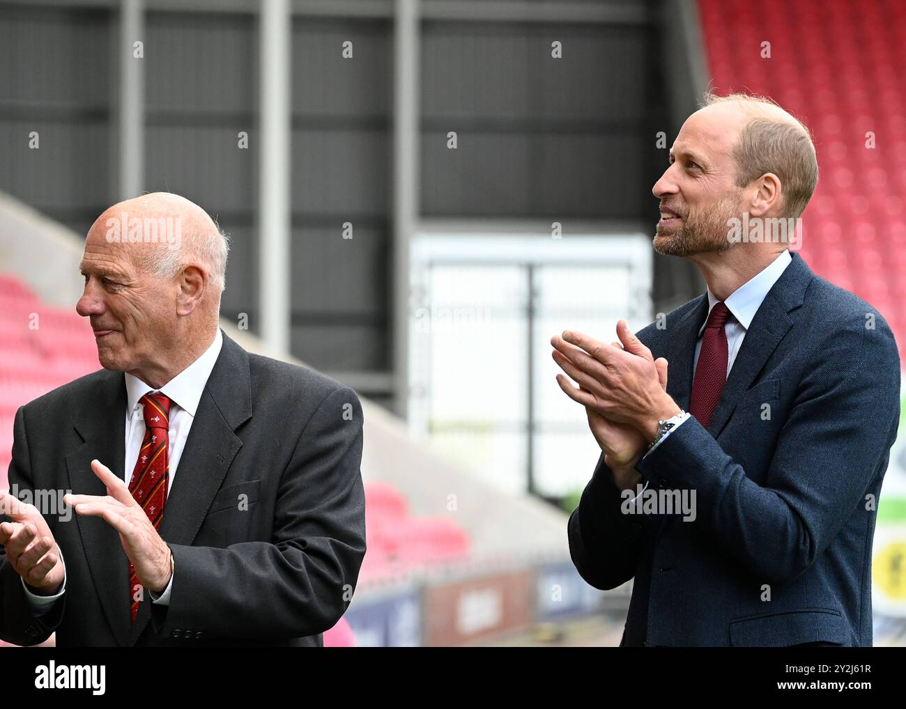 Llanelli, Wales UK 10th Sep 2024 HRH Prince William, Prince of Wales ...
