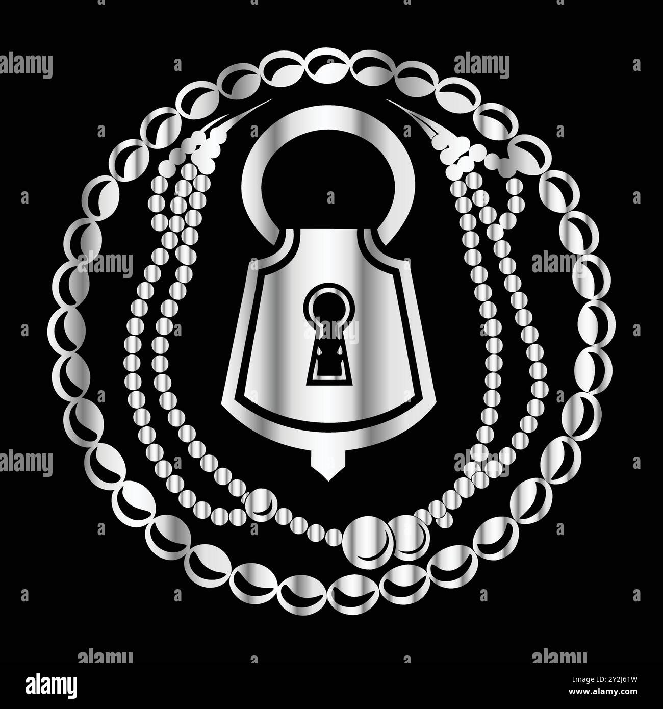 Luxury Pearl Shell Christmas Necklace Logo: Elegant Jewelry Brand ...