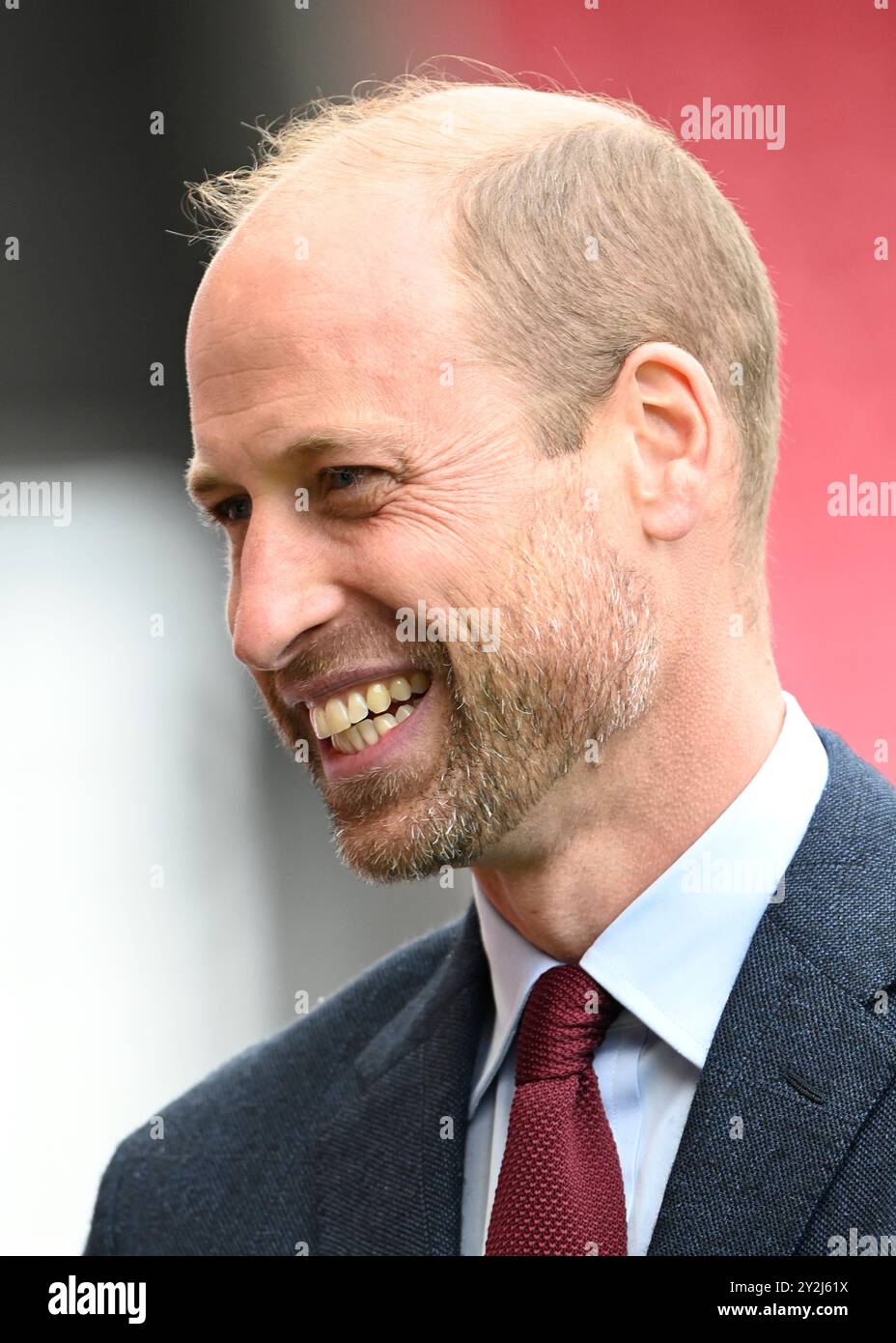 Llanelli, Wales UK 10th Sep 2024 HRH Prince William, Prince of Wales ...