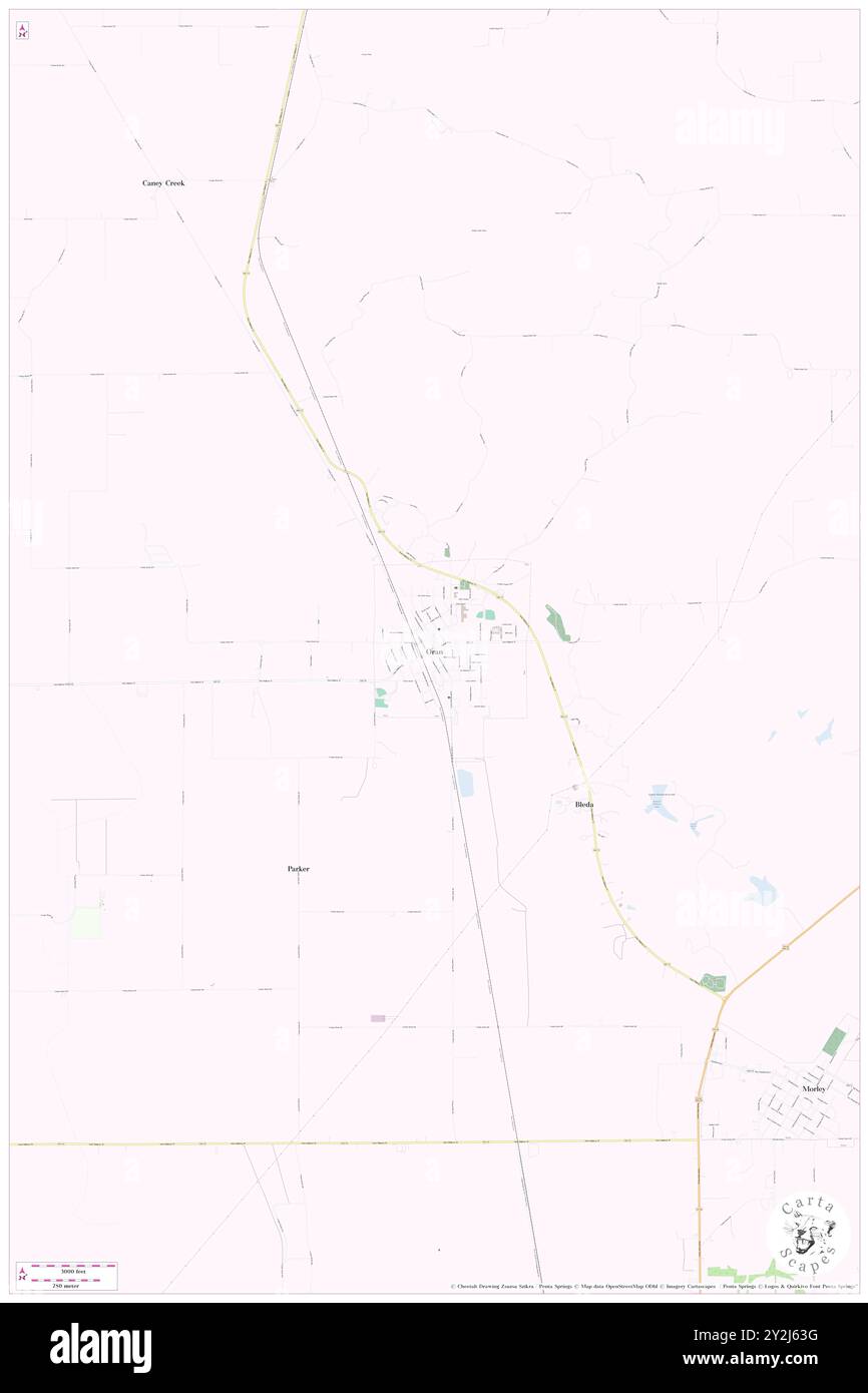 Oran missouri map Cut Out Stock Images & Pictures - Alamy