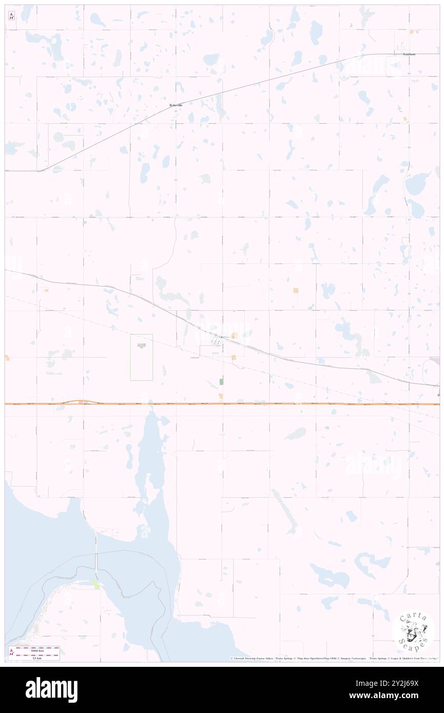 Crary, Ramsey County, US, United States, North Dakota, N 48 4' 14'', S ...