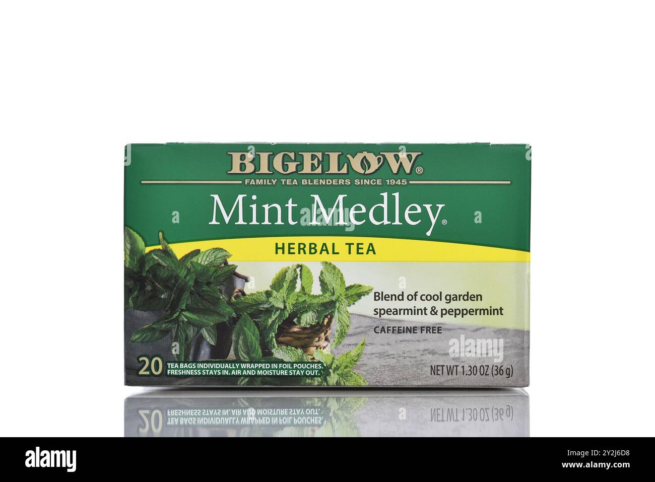 Spearmint tea box hi-res stock photography and images - Alamy