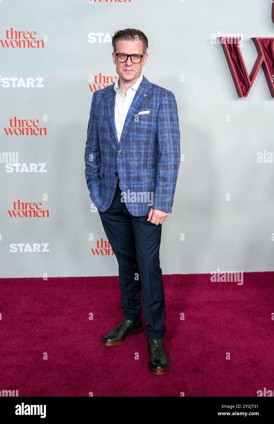 New York, USA. 09th Sep, 2024. Sean Meehan, who plays Ed in the STARZ ...
