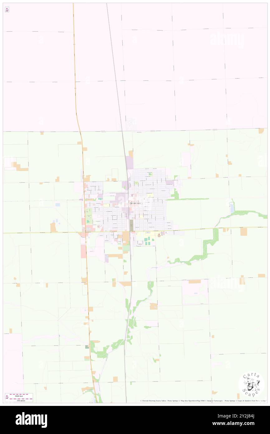 Hoopeston map Cut Out Stock Images & Pictures - Alamy