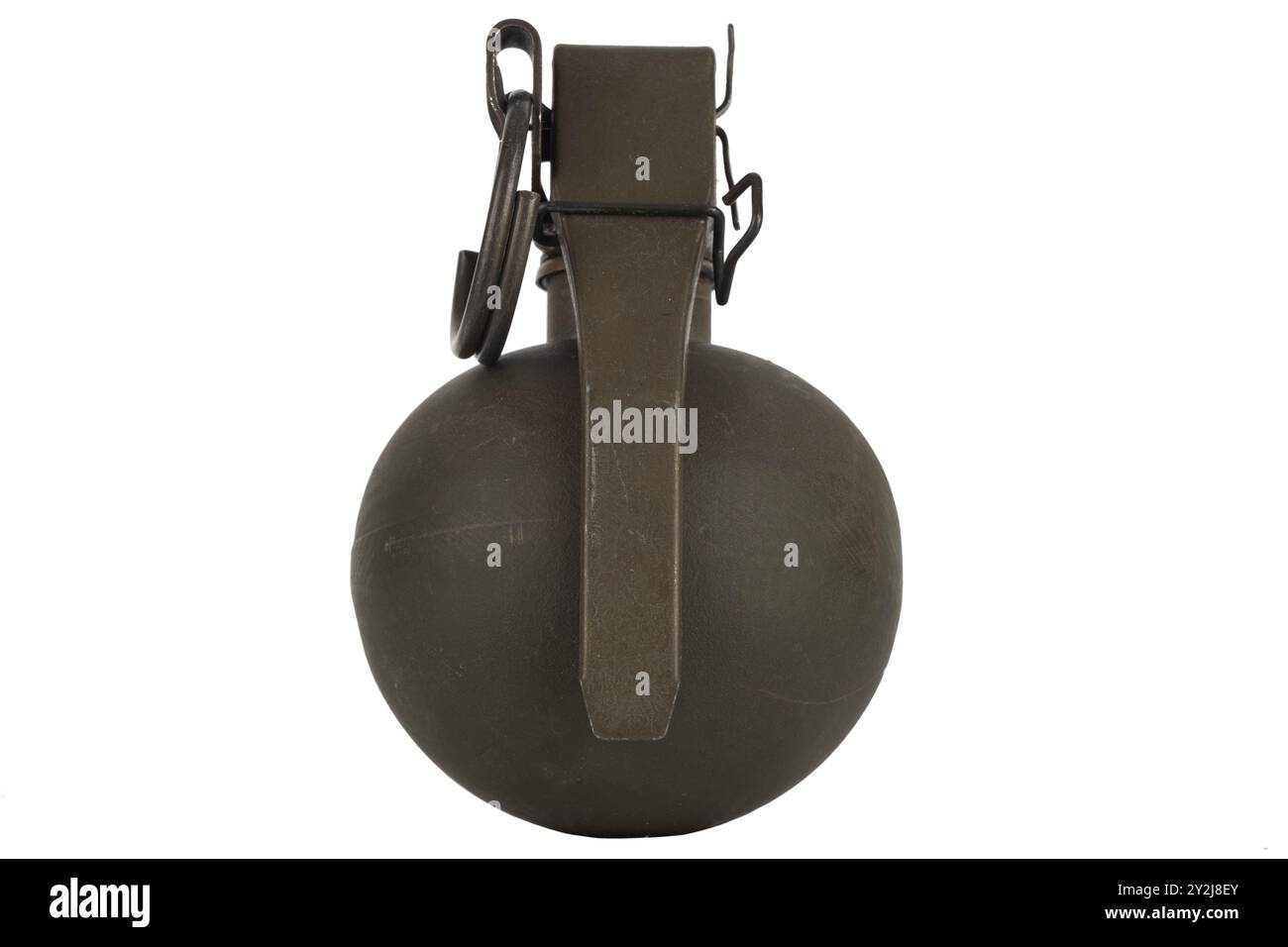M67 fragmentation hand grenade isolated on white background Stock Photo ...