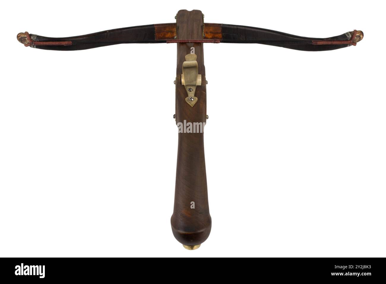 Vintage small crossbow isolated on white background Stock Photo - Alamy