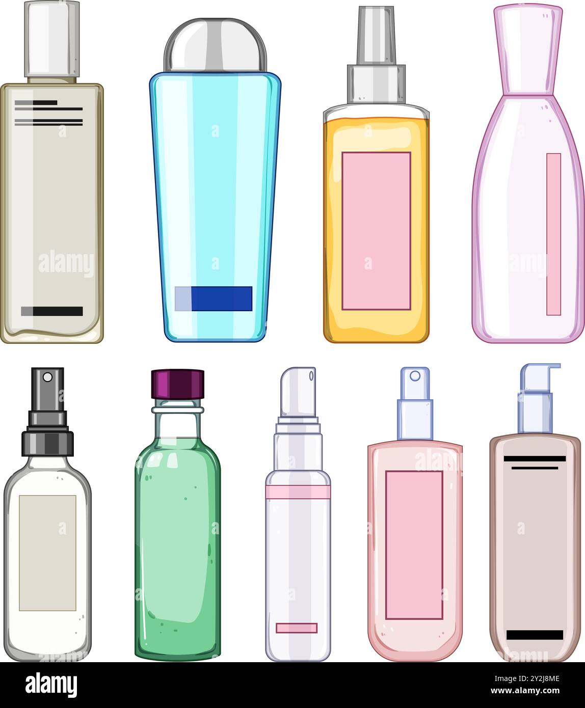 face toner set cartoon vector illustration Stock Vector Image & Art - Alamy