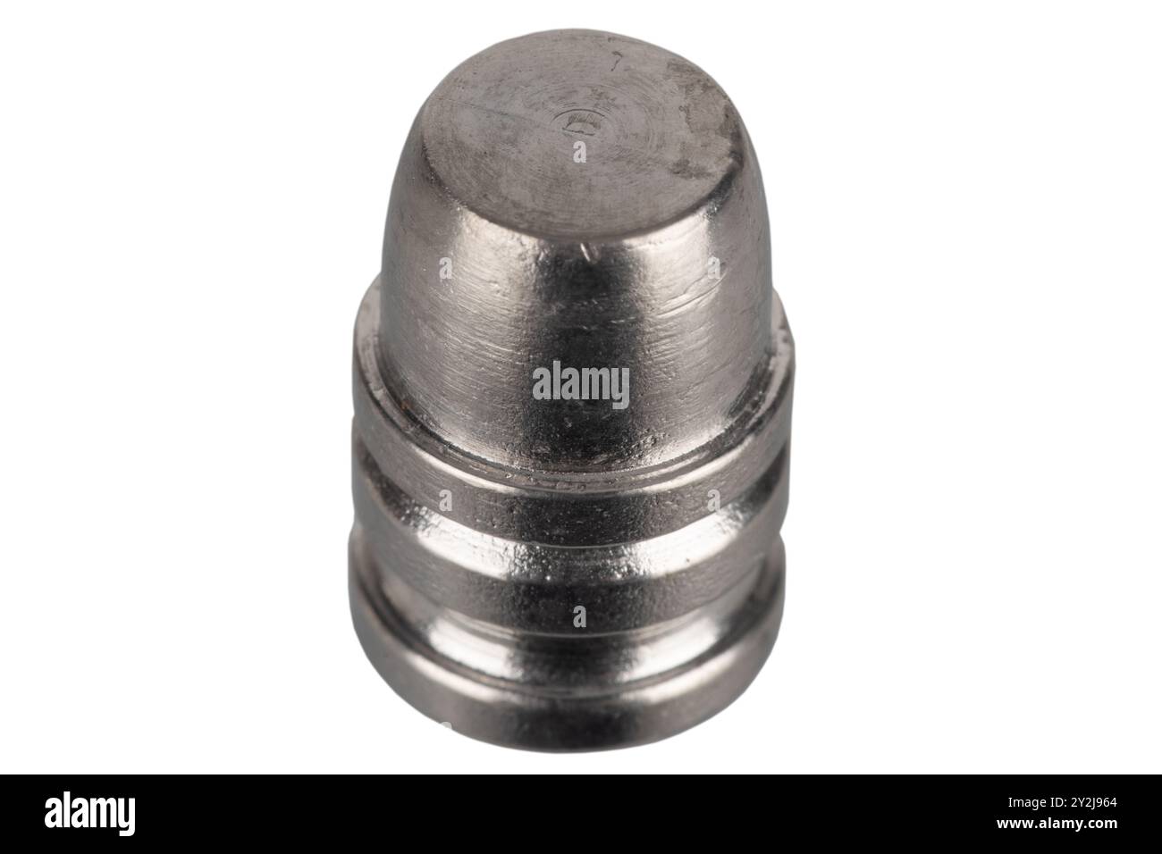 bullet for gun on white background Stock Photo - Alamy
