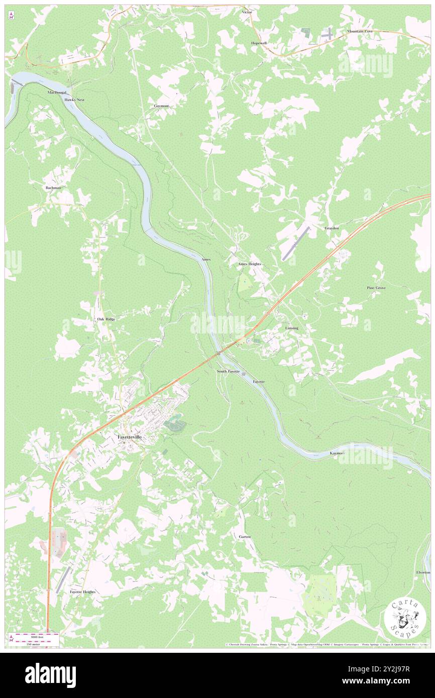 Newlyn (historical), Fayette County, US, United States, West Virginia ...