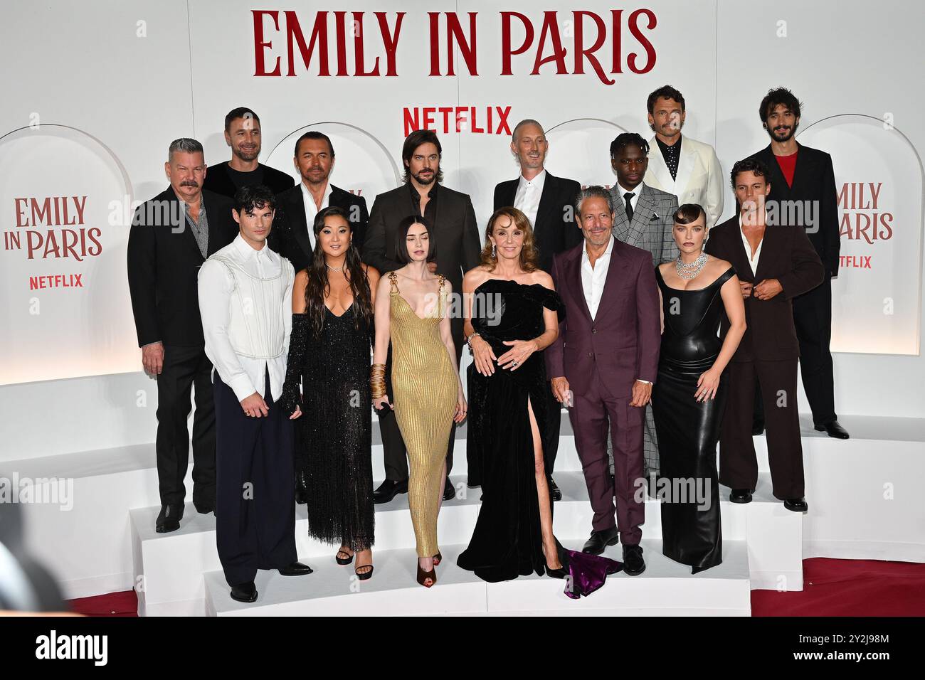 Rome, Italy. 10th Sep, 2024. The Cast of "Emily In Paris" fourth season ...