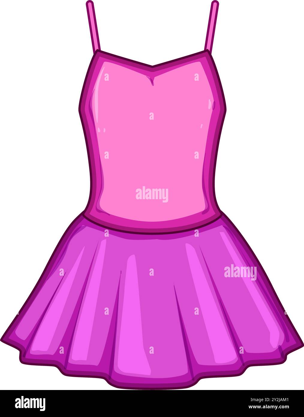 costume ballerina dress cartoon vector illustration Stock Vector Image ...