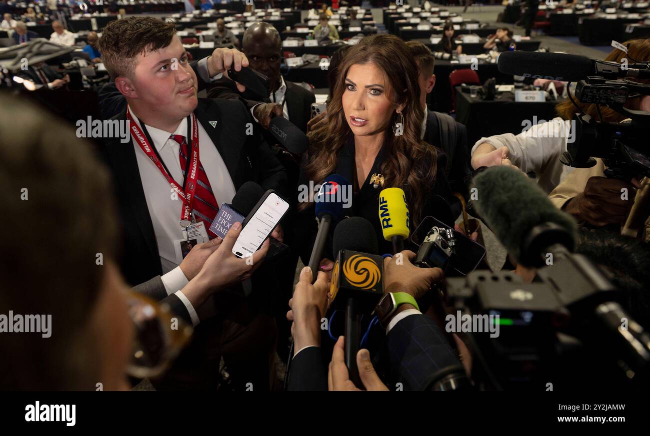 Philadelphia, Pennsylvania, U.S.A. 10th Sep, 2024. KRISTI NOEM ...