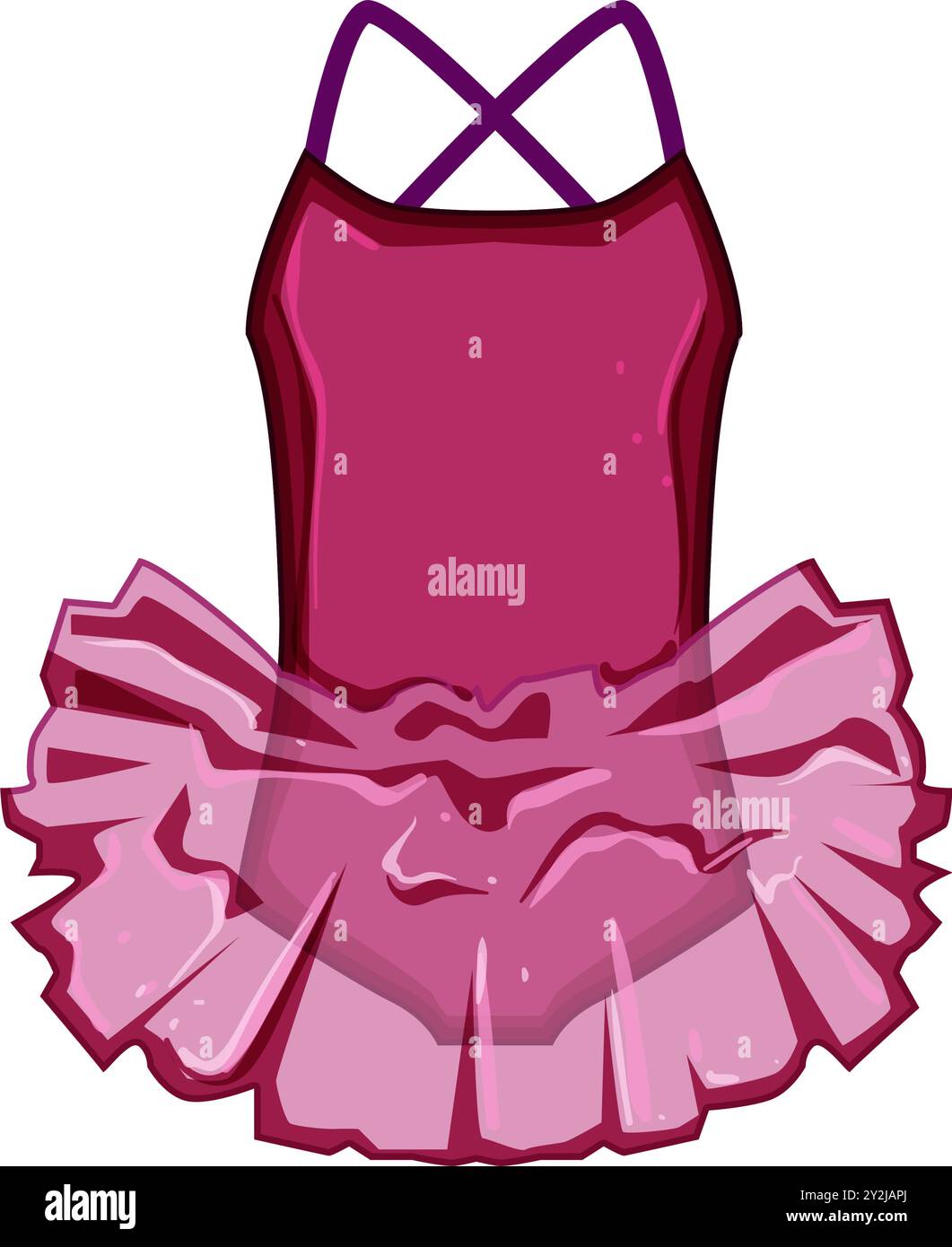 dance ballerina dress cartoon vector illustration Stock Vector Image ...