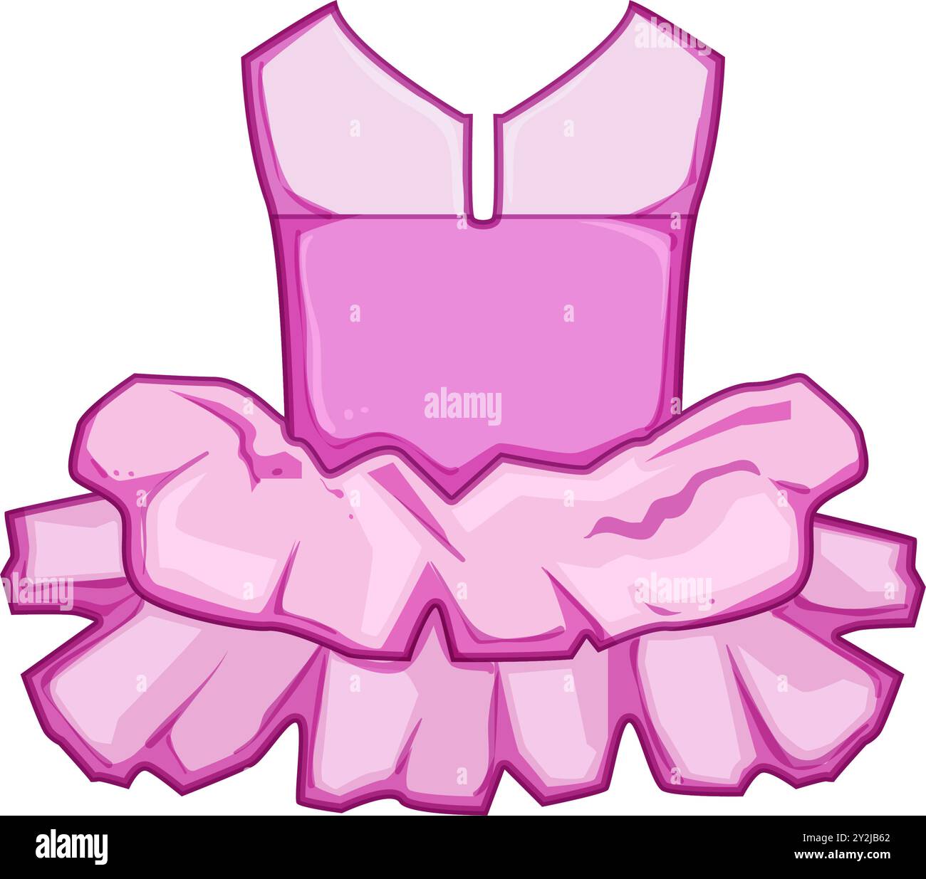 grace ballerina dress cartoon vector illustration Stock Vector Image ...