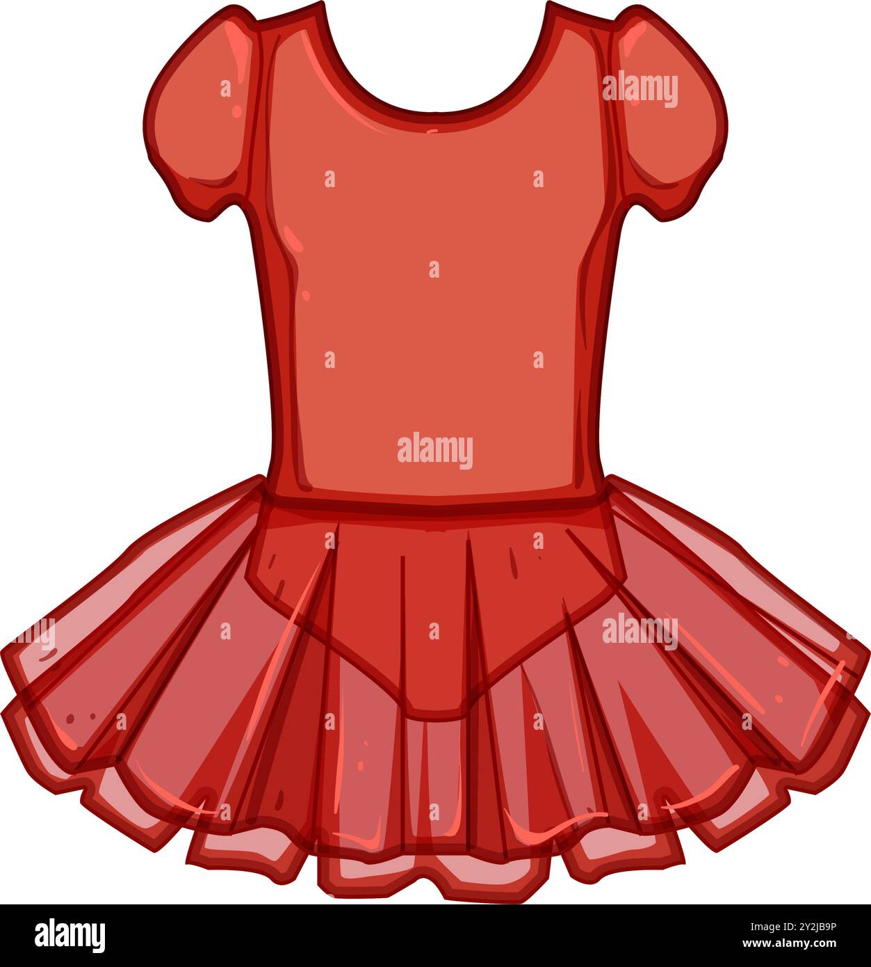 stage ballerina dress cartoon vector illustration Stock Vector Image ...