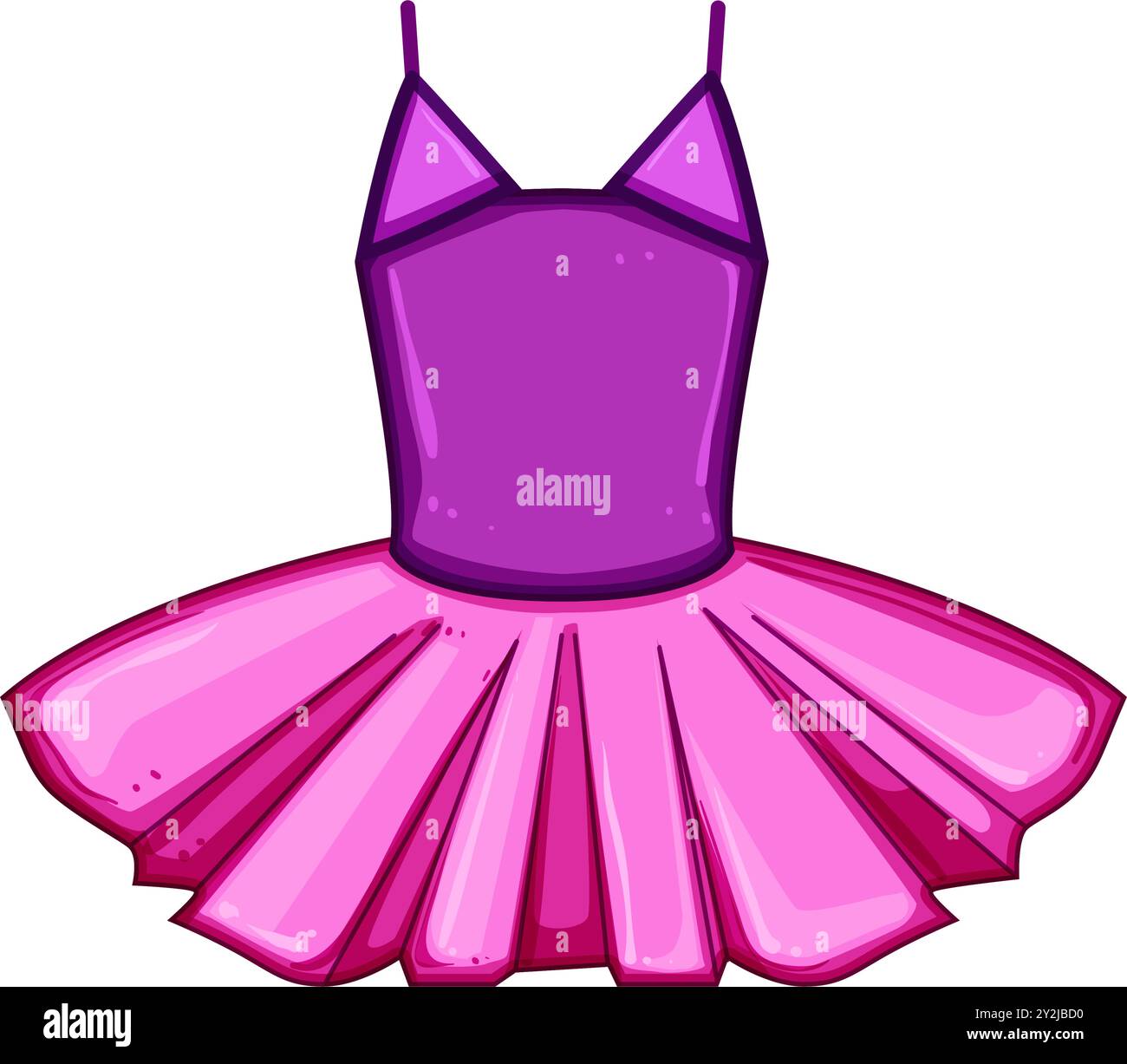 classical ballerina dress cartoon vector illustration Stock Vector ...