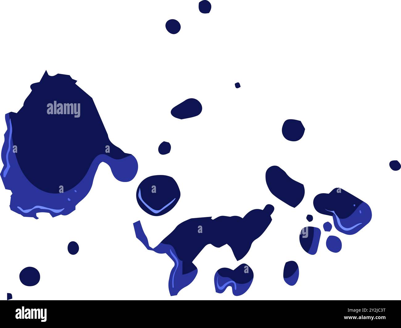 texture ballpoint pen splatter cartoon vector illustration Stock Vector ...