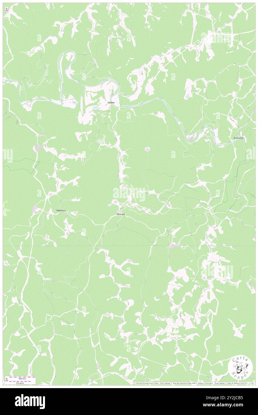 Marshall virginia map hi-res stock photography and images - Alamy