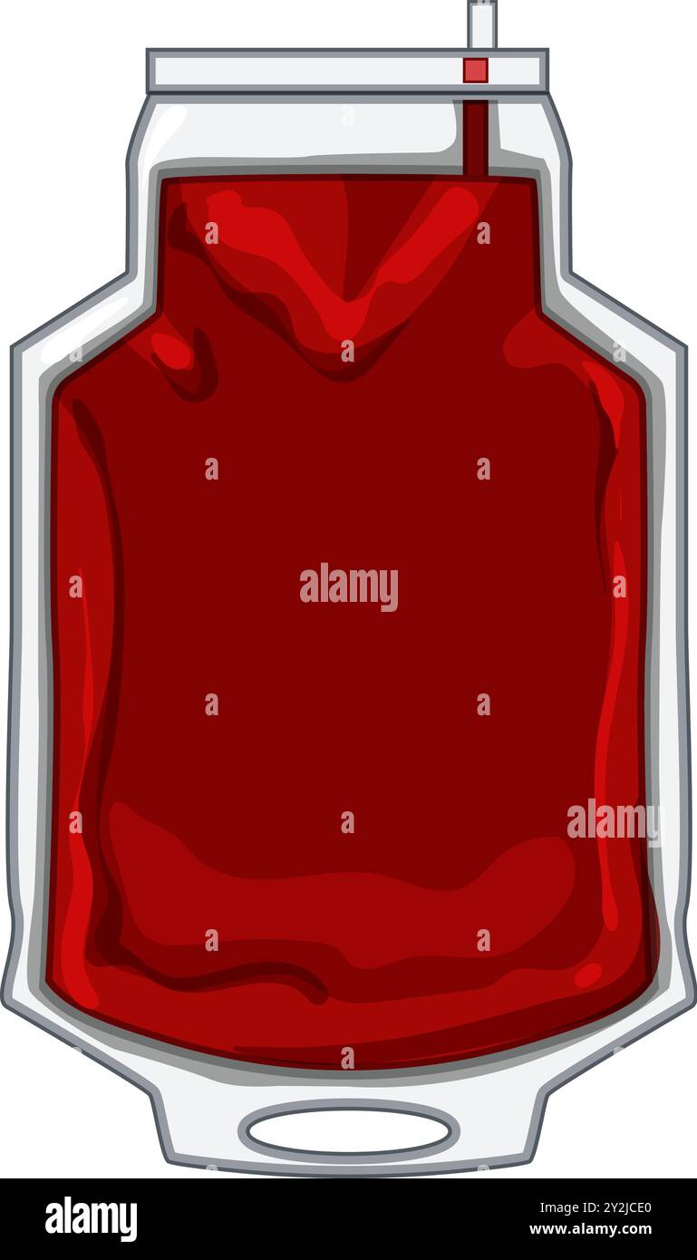 platelets blood donor bag cartoon vector illustration Stock Vector ...