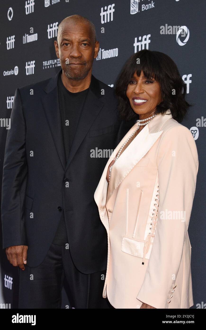 TORONTO, ON: SEPTEMBER 10: Denzel Washington and Pauletta Washington at ...