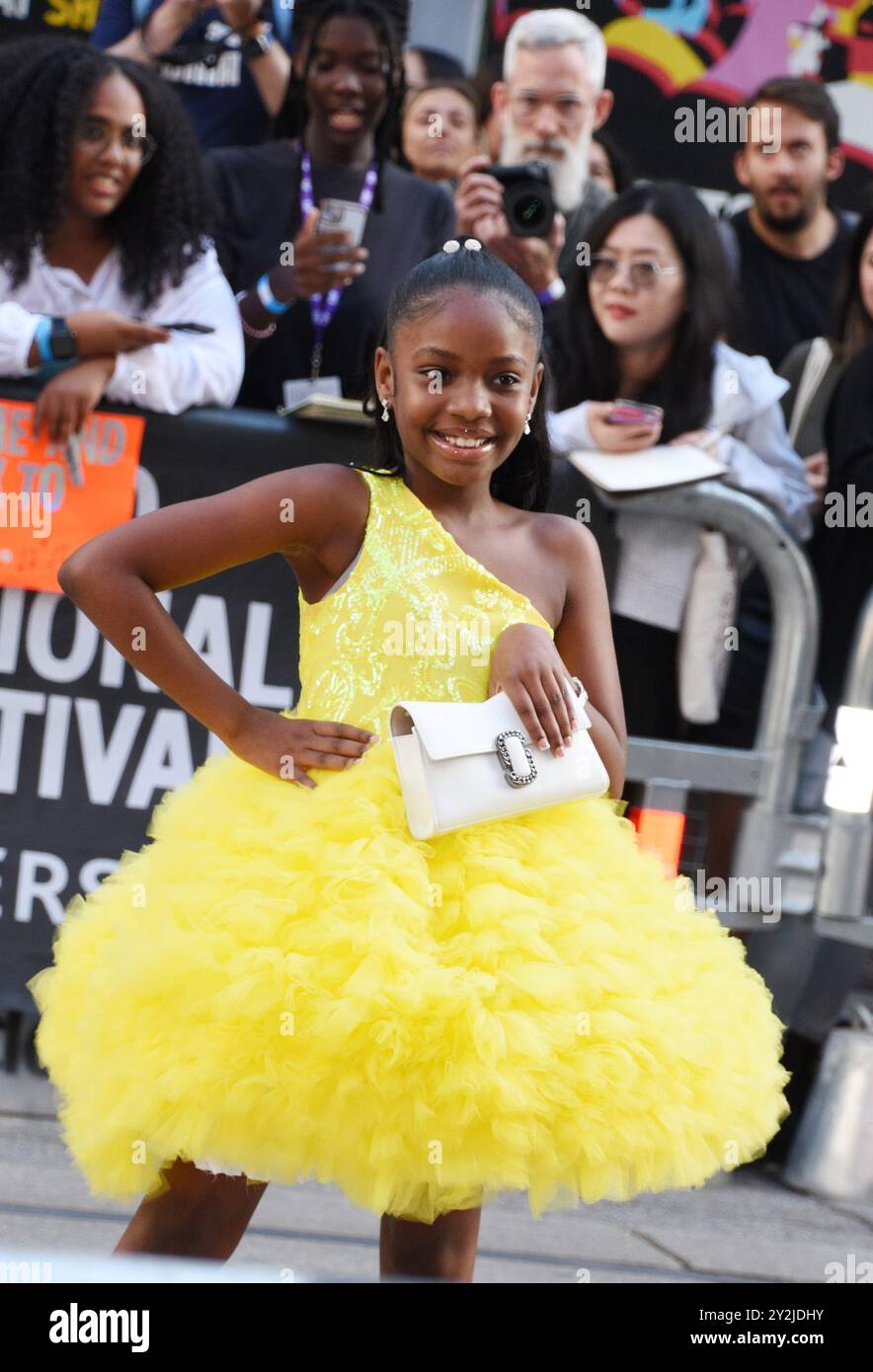 TORONTO, ON: SEPTEMBER 10: Skylar Aleece Smith at The Piano Lesson red ...