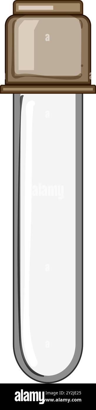 analysis blood test vial cartoon vector illustration Stock Vector Image ...