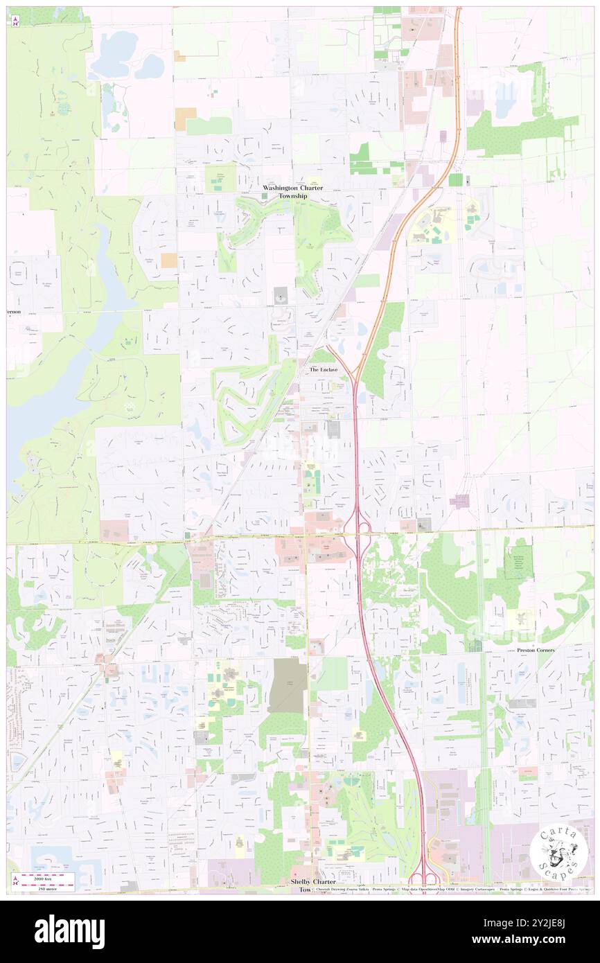 Washington, Macomb County, US, United States, Michigan, N 42 43' 28 ...