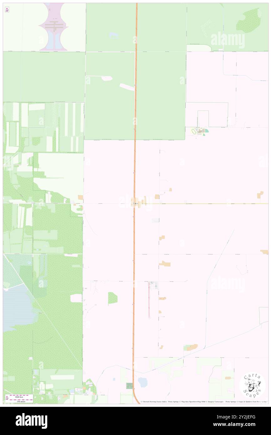 Map of enos indiana Cut Out Stock Images & Pictures - Alamy