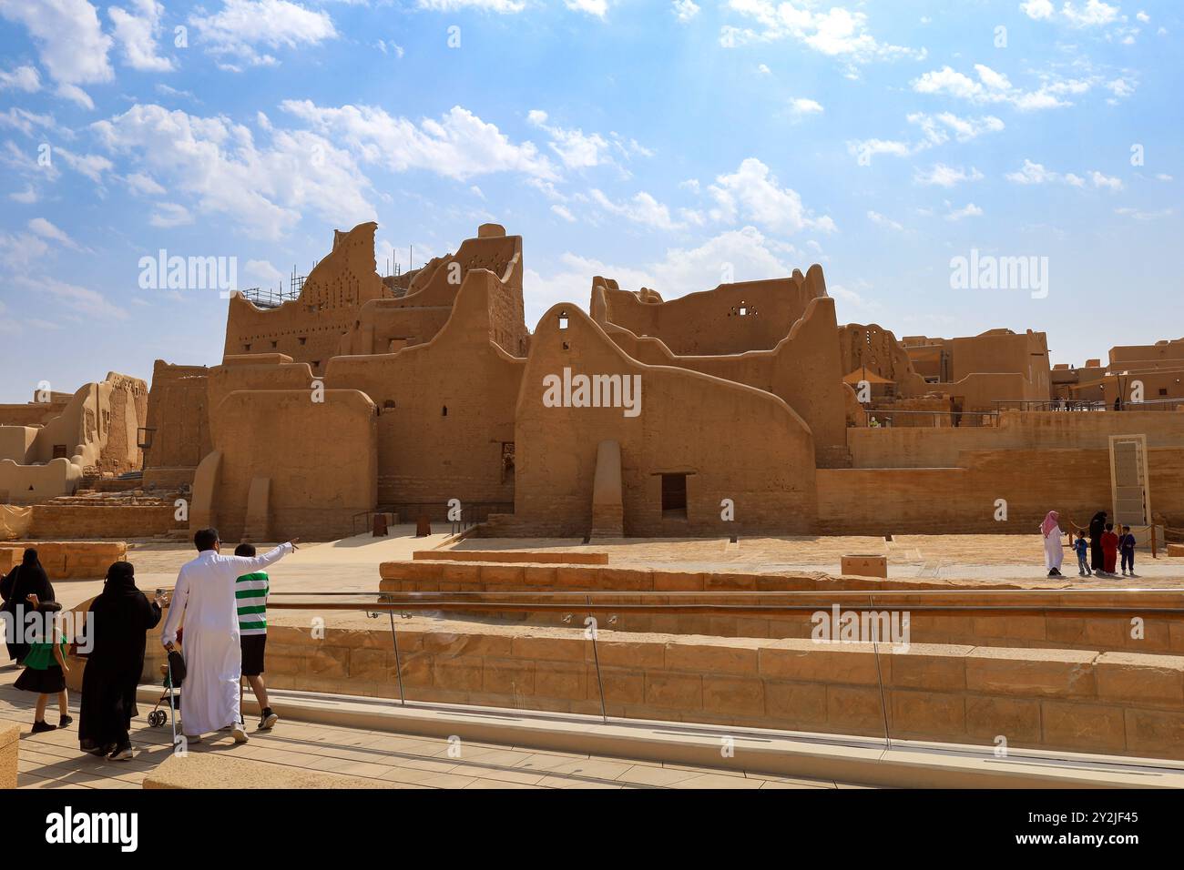 Riyadh Saudi Arabia Mar 11 2023: Al Diriyah old capital . Diriyah ruins ...