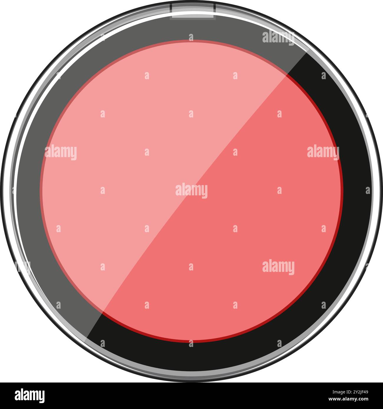 palette blush compact cartoon vector illustration Stock Vector Image ...
