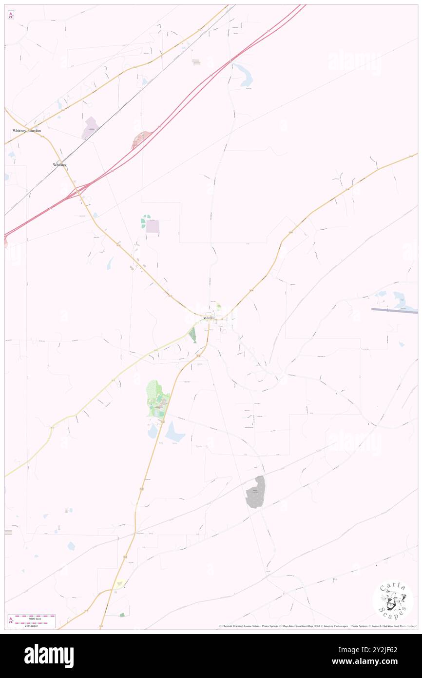 Ashville alabama map Cut Out Stock Images & Pictures - Alamy