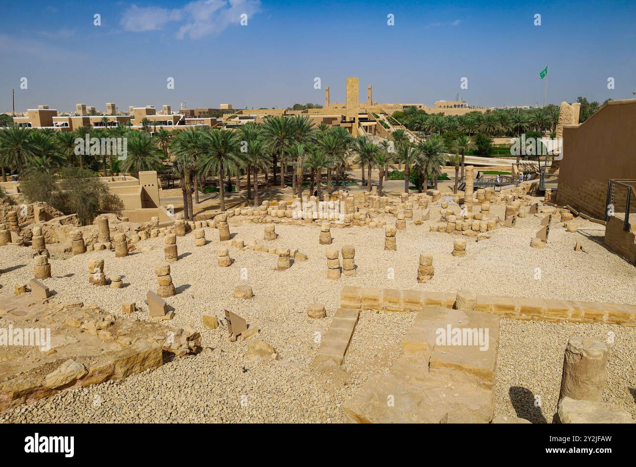 Riyadh Saudi Arabia Mar 11 2023: Al Diriyah old capital . Diriyah ruins ...