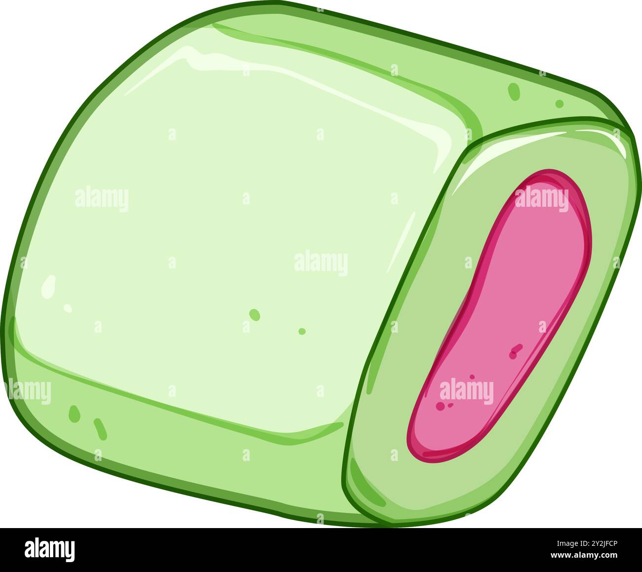 mint chewing gum cartoon vector illustration Stock Vector Image & Art ...