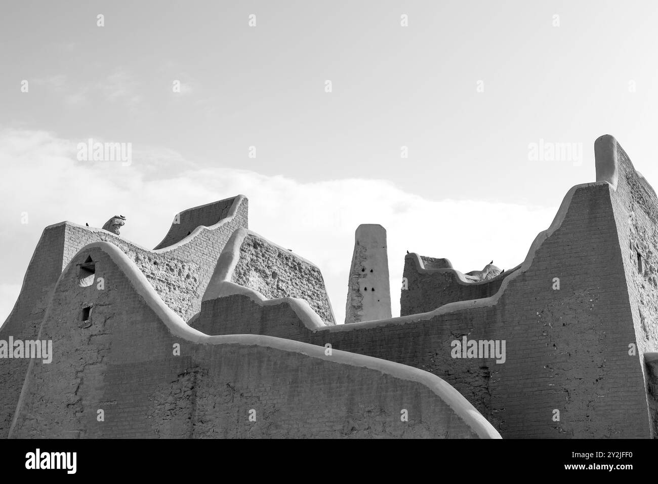 Riyadh Saudi Arabia Mar 11 2023: Al Diriyah old capital . Diriyah ruins ...